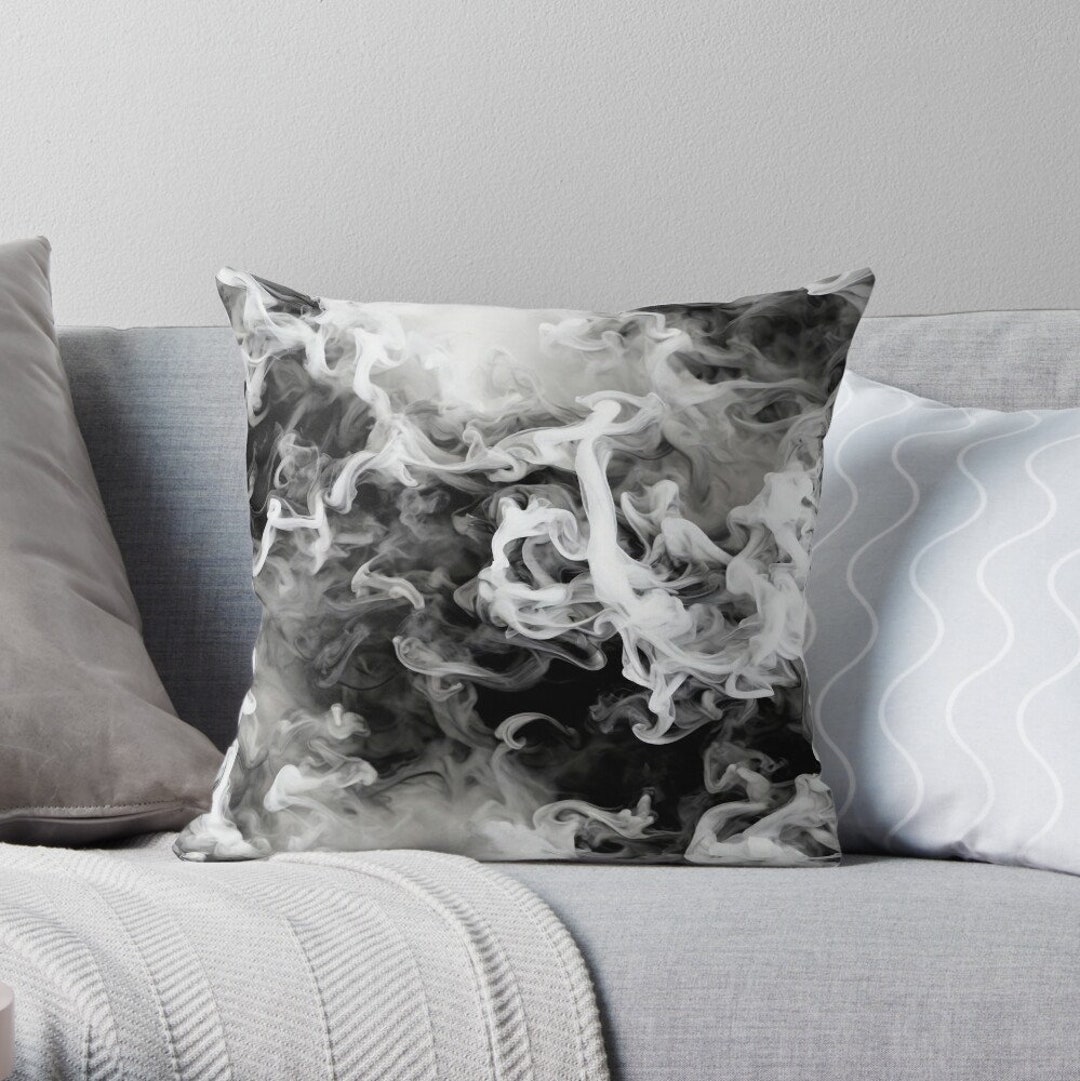 Black + White Smoke Background - Seamless Smokey Digital Paper PNG ...