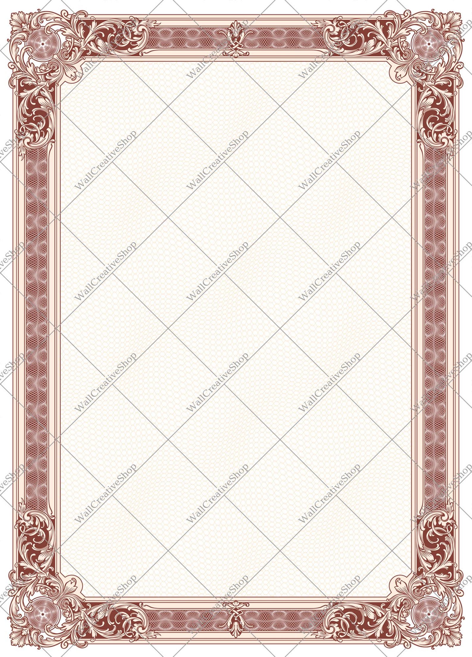 Blank Diploma, Certificate, Blank Certificate, Award Frame, Frame ...