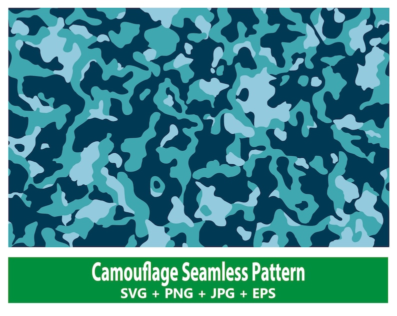 Camouflage Seamless Patterns SVG Bundle, Camouflage SVG Bundle ...
