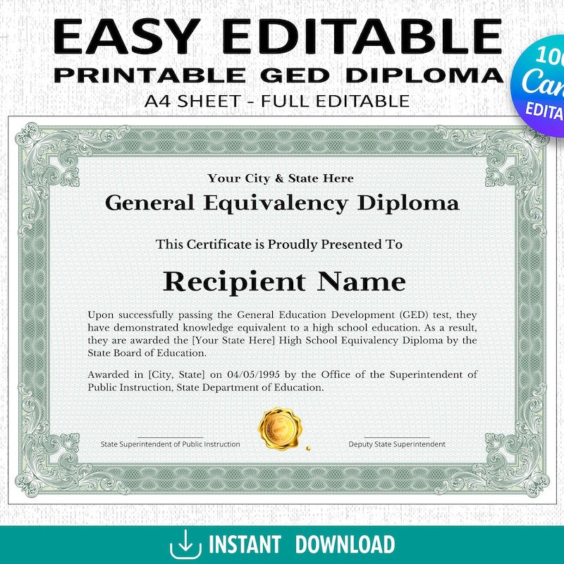 Ged Template Texas - Etsy