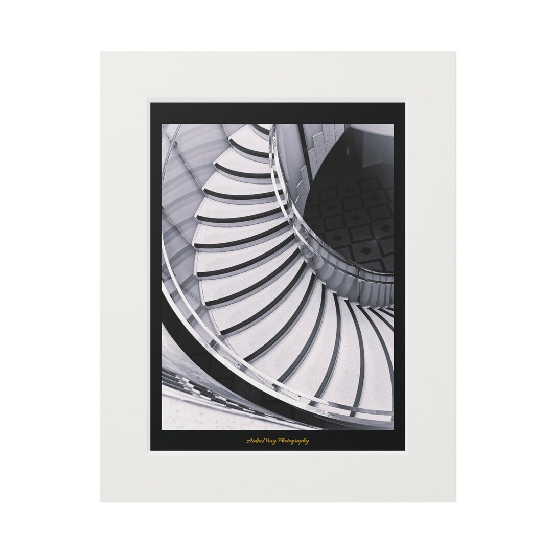 Tate Modern Spiralling Staircase B/W Abstract Fine Art Prints ...