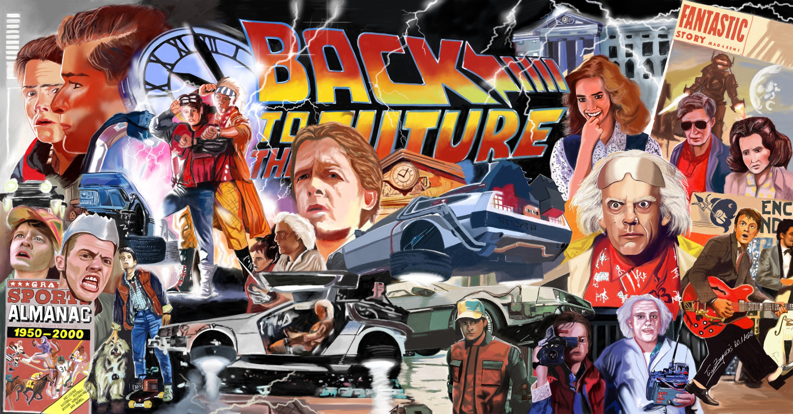 Back to the Future Collage Picture Digital - Etsy