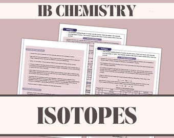 IB Chemistry Notes | - Etsy