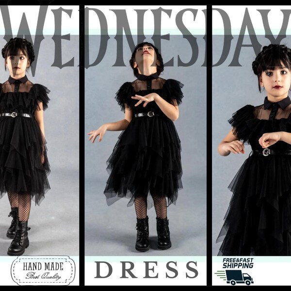 Wednesday Dress Toddler - Etsy
