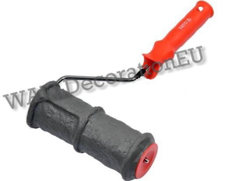 Roller With Handle Rubber Roller Paint Brush for Gypsym, Concrete ...