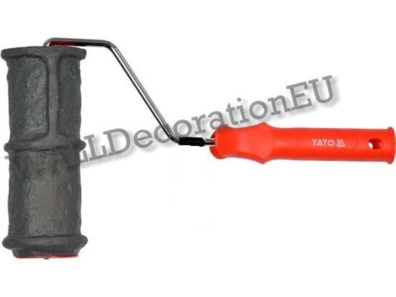 Roller With Handle Rubber Roller Paint Brush for Gypsym, Concrete ...