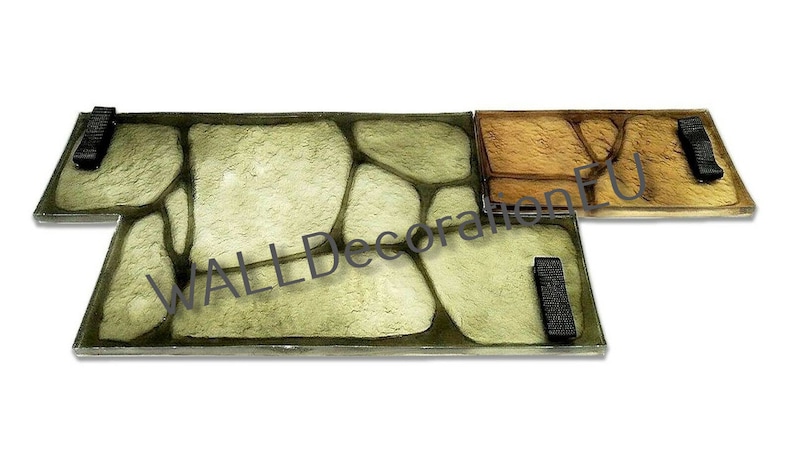 SET 2 Rubber Stamp for Imprints on Concrete "stones",3d Paving Stone ...