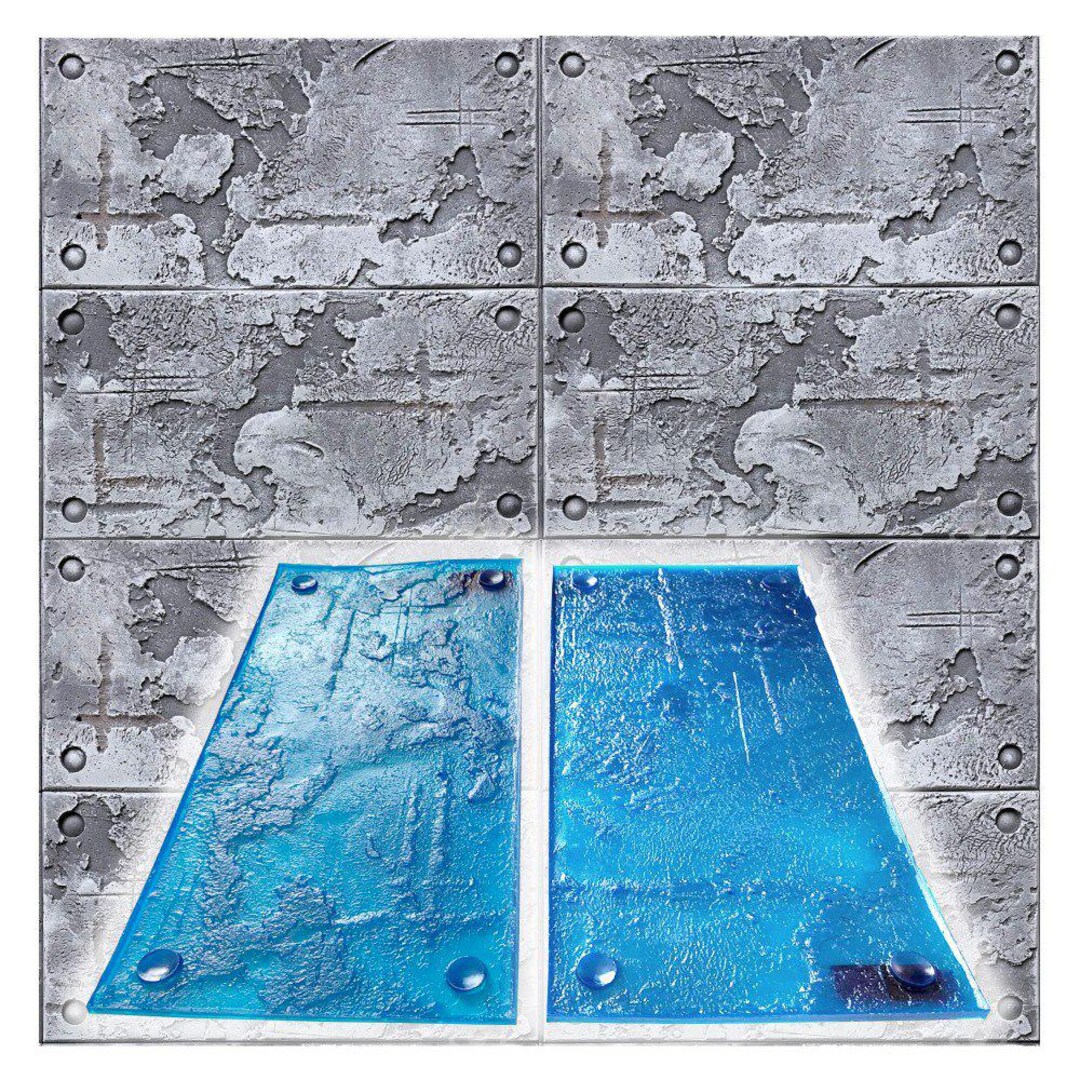SET of 2 Polyurethane Stamps "loft" - Decorative Concrete and Plaster ...