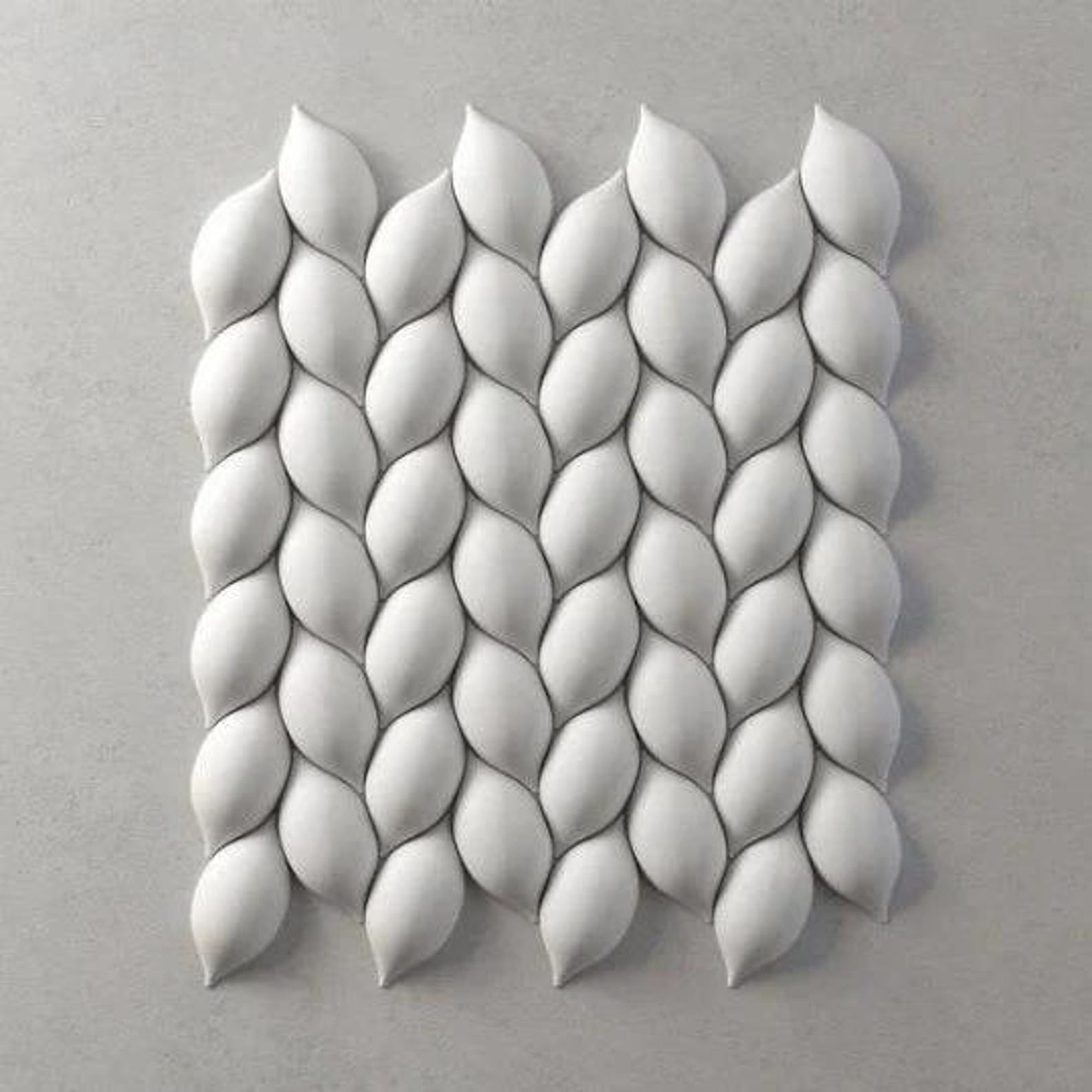 3D Panel Mold for Gypsum, Plaster or Concrete Tile for Decorative Wall ...