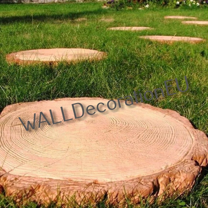 Cut a Tree - Plastic Mold for Concrete Paving Slabs, Stone Pattern ...