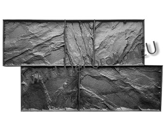 3D Paving Stone Pattern Vertical Horizontal Decorative Concrete Cement ...