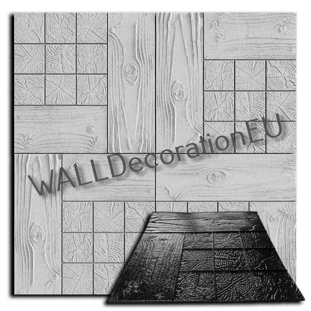 Rubber Stamp for Imprints on Concrete "wood",3d Paving Stone Pattern ...