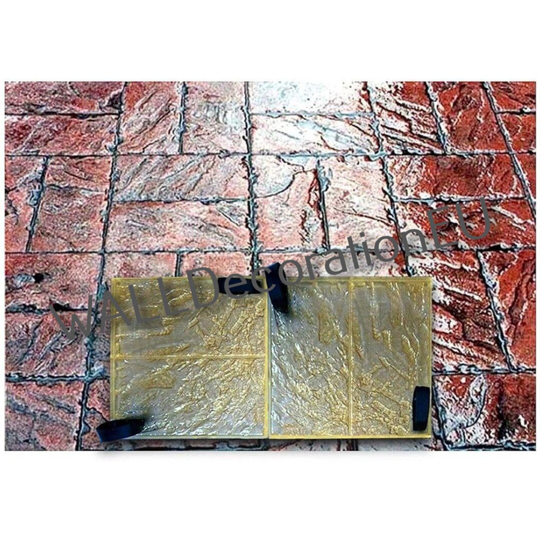 A Set of 2 Polyurethane Stamps "brooklyn's".3d Paving Stone Pattern ...