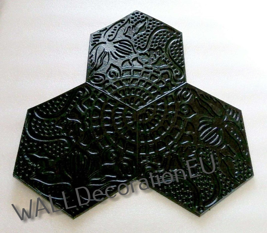 Polyurethane Stamp "gaudi" – 3D Concrete Imprint Mat for Decorative ...