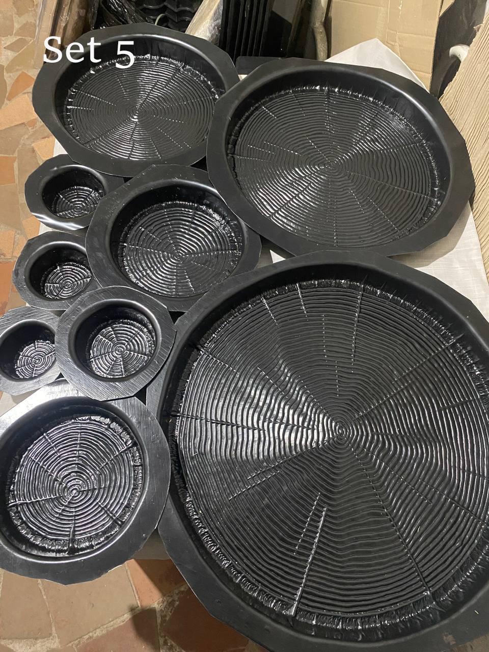 Cut a Tree SET Plastic Molds – Concrete Paving Slab Mold for Garden ...
