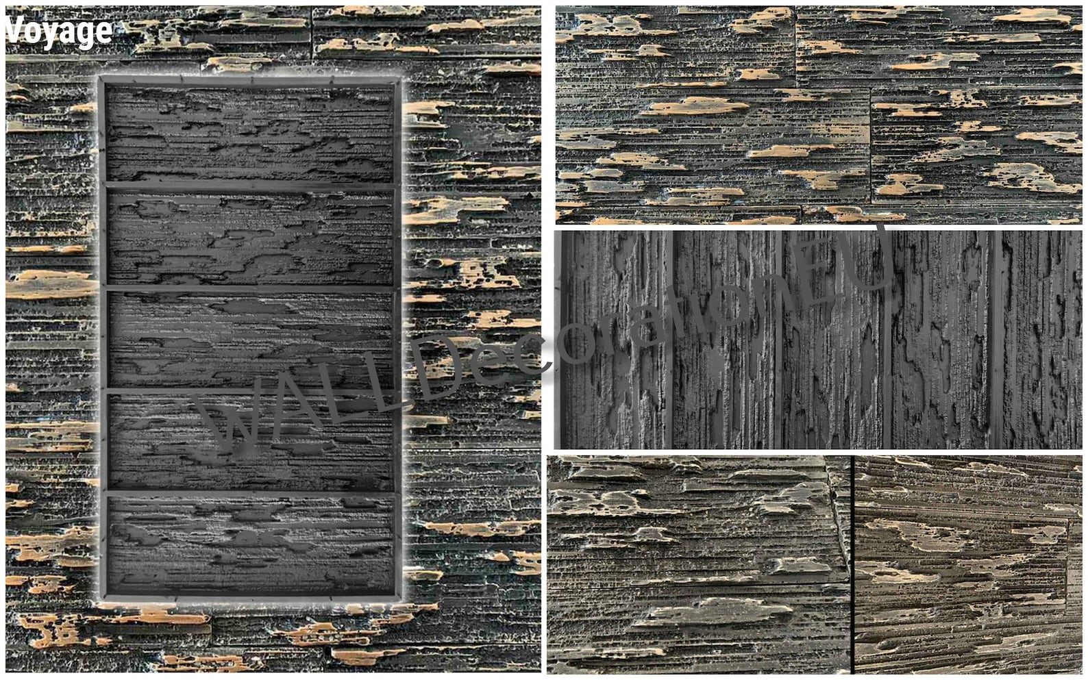 Rubber Mold for Gypsum or Concrete DIY Stone Tiles, Polyurethane Mold ...