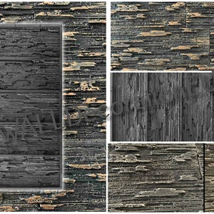 Rubber Mold for Gypsum or Concrete DIY Stone Tiles, Polyurethane Mold ...