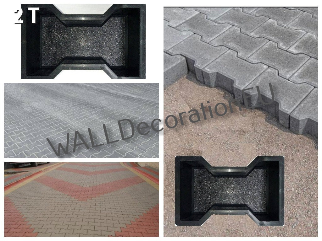 Old City - Plastic Mold for Making Concrete Paving Slabs and Garden ...