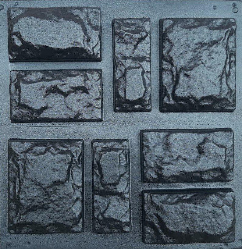 Molds for Wall Decor, Artificial Stones Moulds and Tiles for Plaster ...