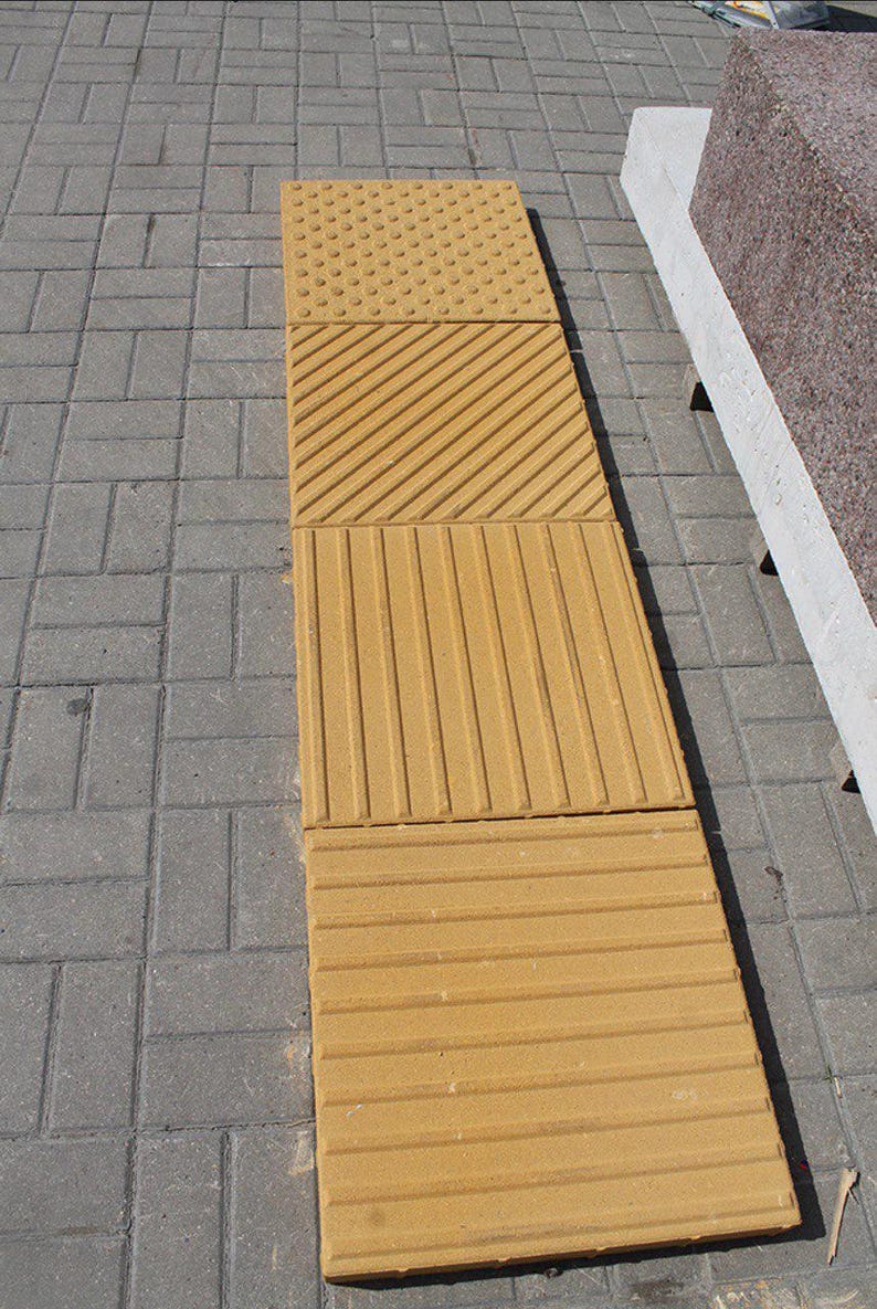 Tactile - Plastic Mold for Making Concrete Paving Slabs and Garden ...