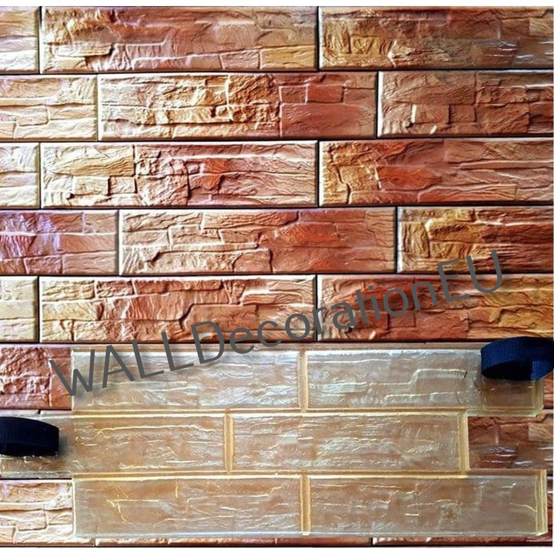 Polyurethane Stamp "batumi Brick".3d Paving Stone Pattern Vertical ...