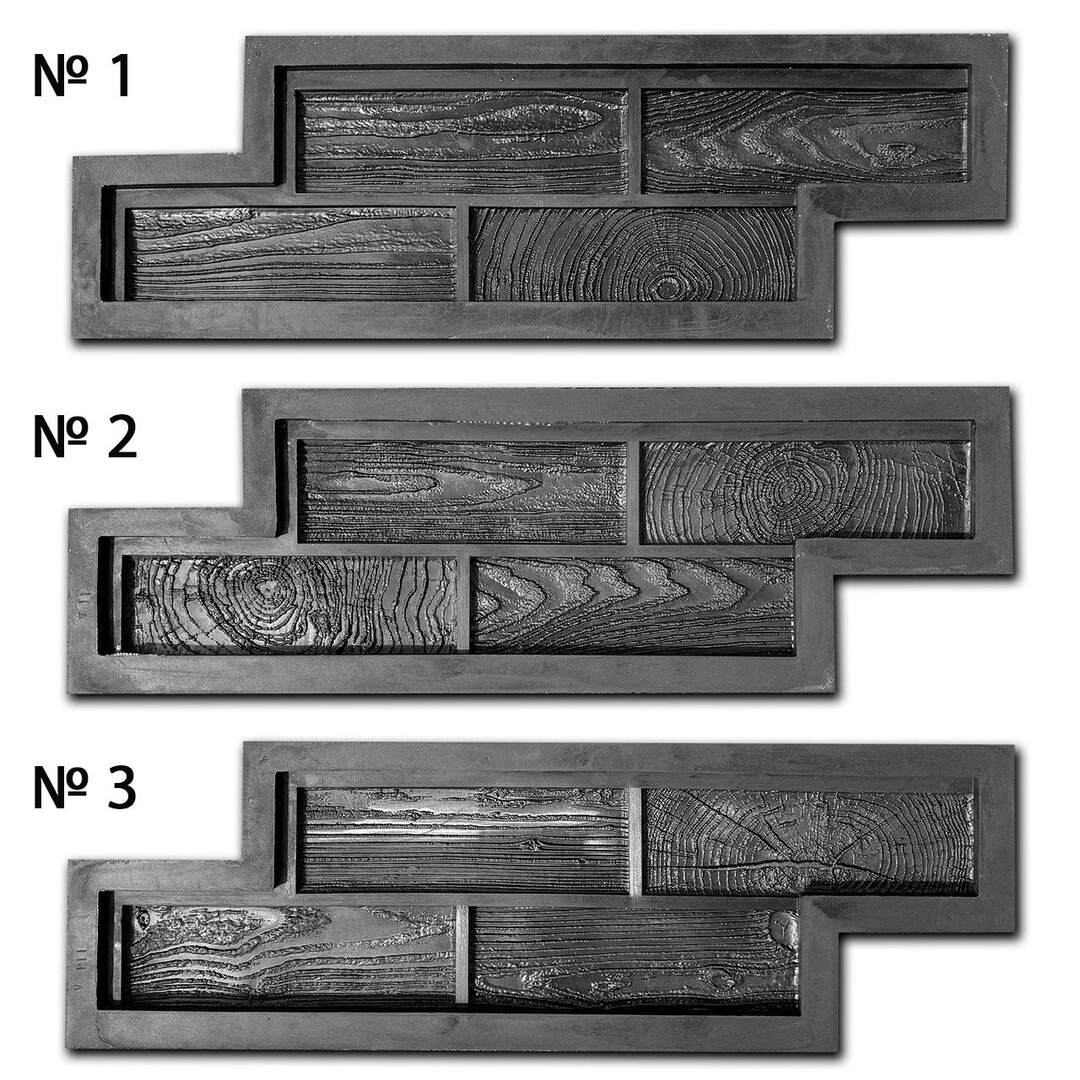 Rubber Stamp “cut Brick” – 3D Concrete Imprint Mat for Decorative Stone ...