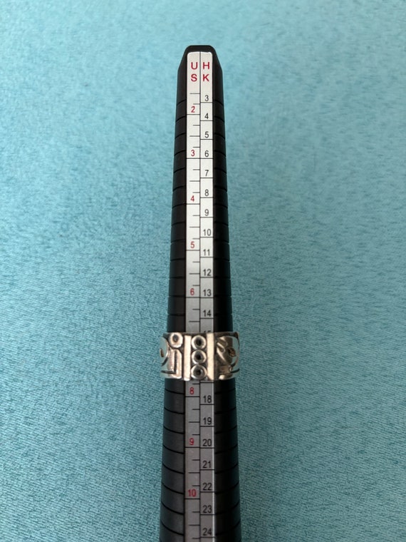 Vintage Sterling Silver Taxco Ring - Gem