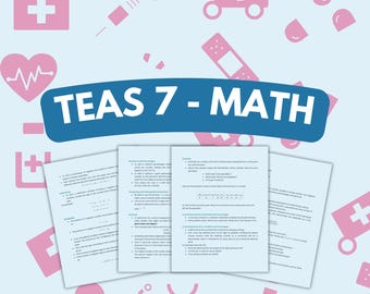 Practice Test - TEAS Exam 7 | Nursing School | Study Guide Posters ...