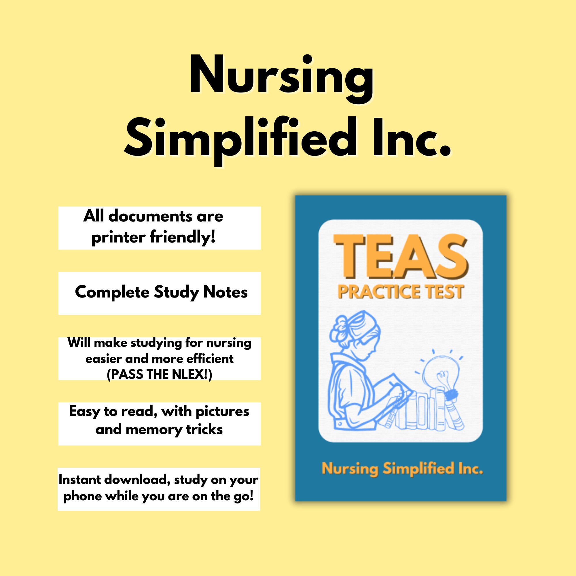 Practice Test - TEAS Exam 7 | Nursing School | Study Guide Posters ...
