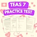 Practice Test - TEAS Exam 7 | Nursing School | Study Guide Posters ...