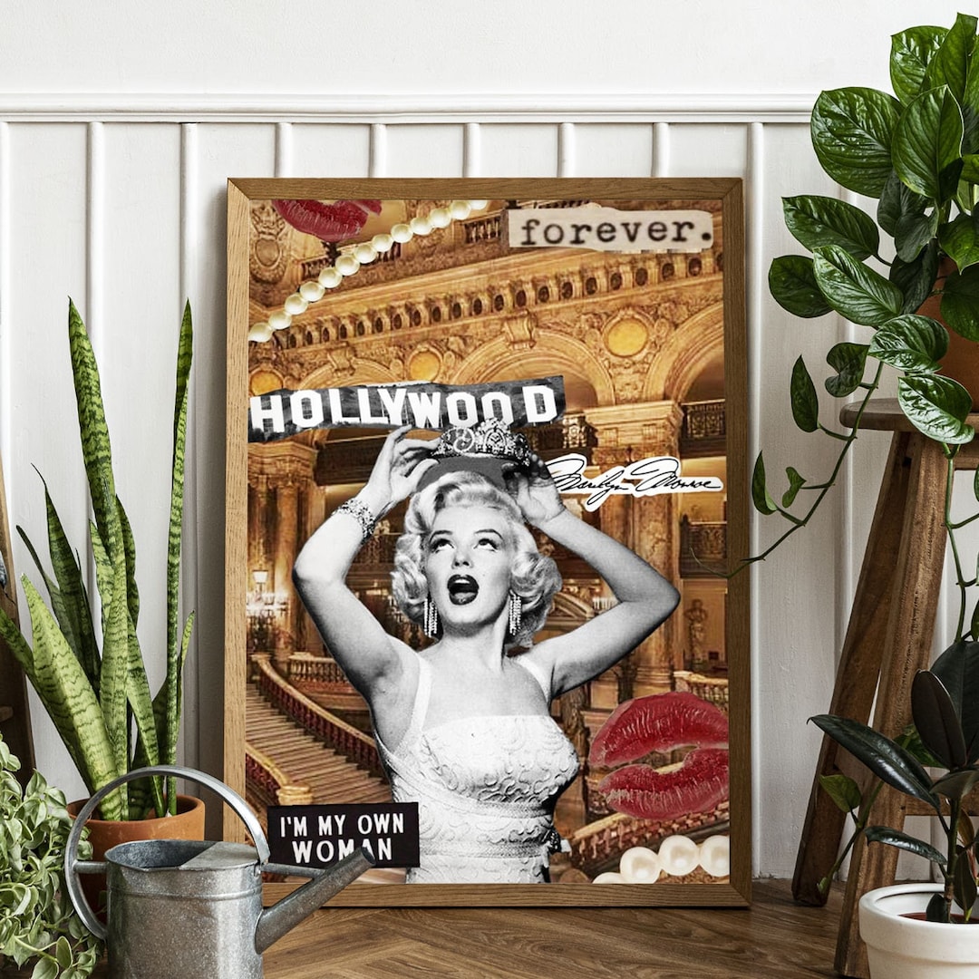 Marilyn Monroe Magazine Poster Vintage Print Art wall Art Home Decor ...