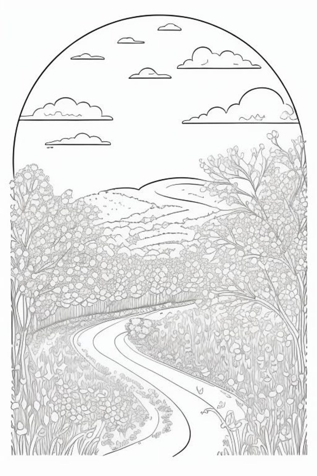10 Springtime Coloring Pages pack 1 - Etsy