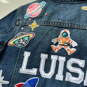 Personalized Baby & Kids Jackets Astronaut Planets - Etsy