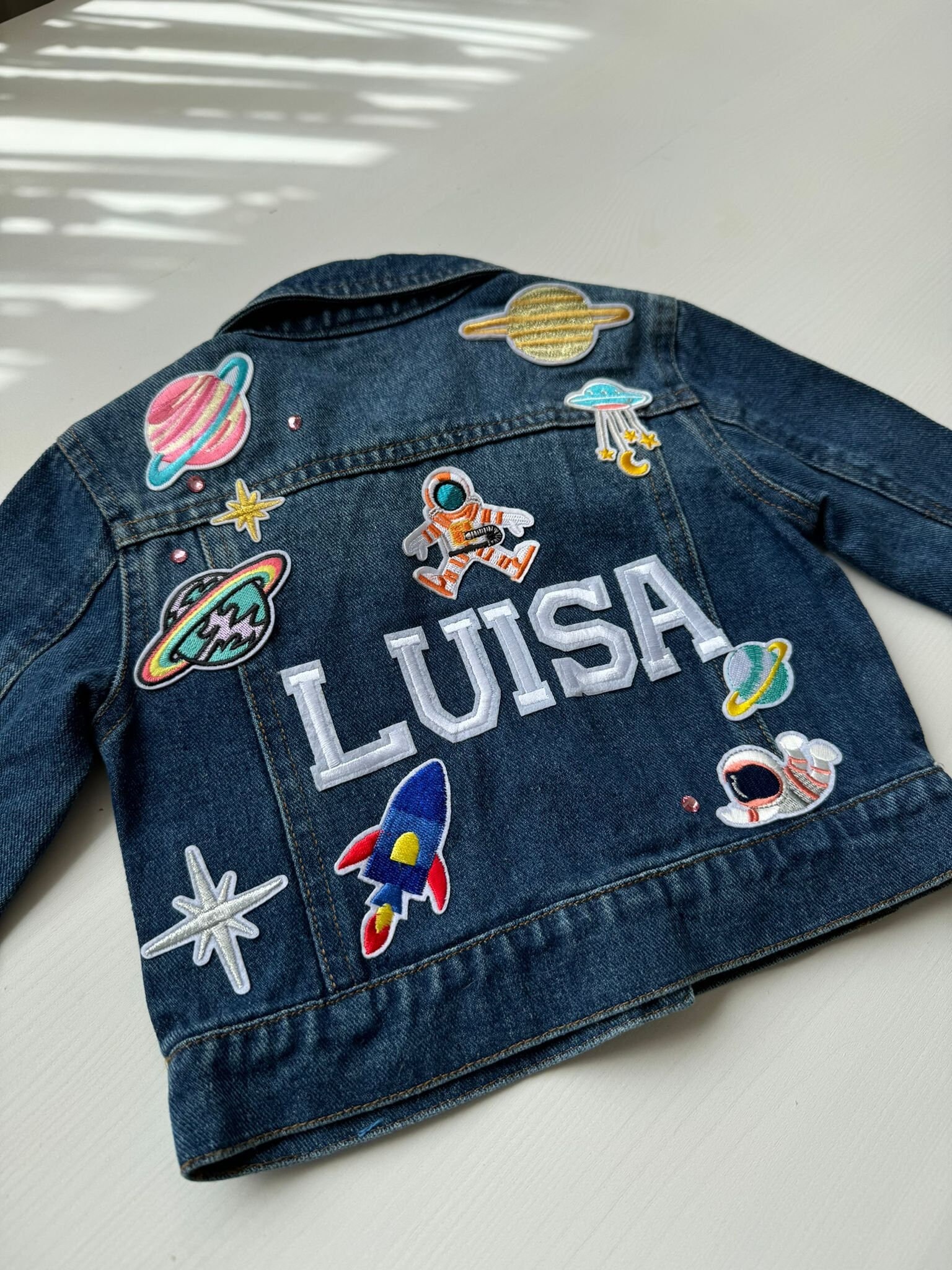 Personalized Baby & Kids Jackets Astronaut Planets - Etsy