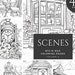 Scenes Coloring Book PDF Digital File, 40 Printable Scenes, Detailed ...