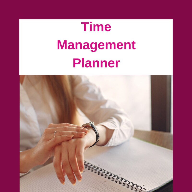 Time Management Planner - Etsy
