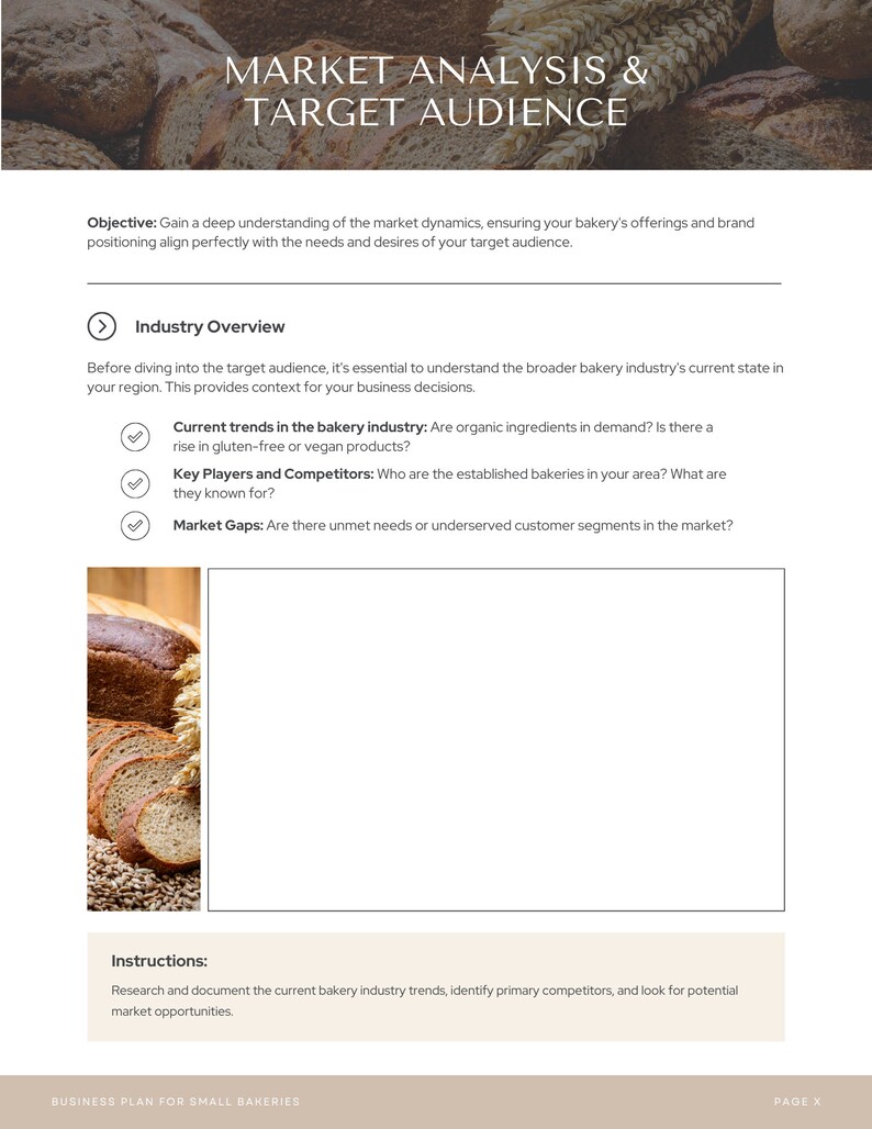 Get Your Small Bakery Business Plan Today 28-page Printable PDF for ...