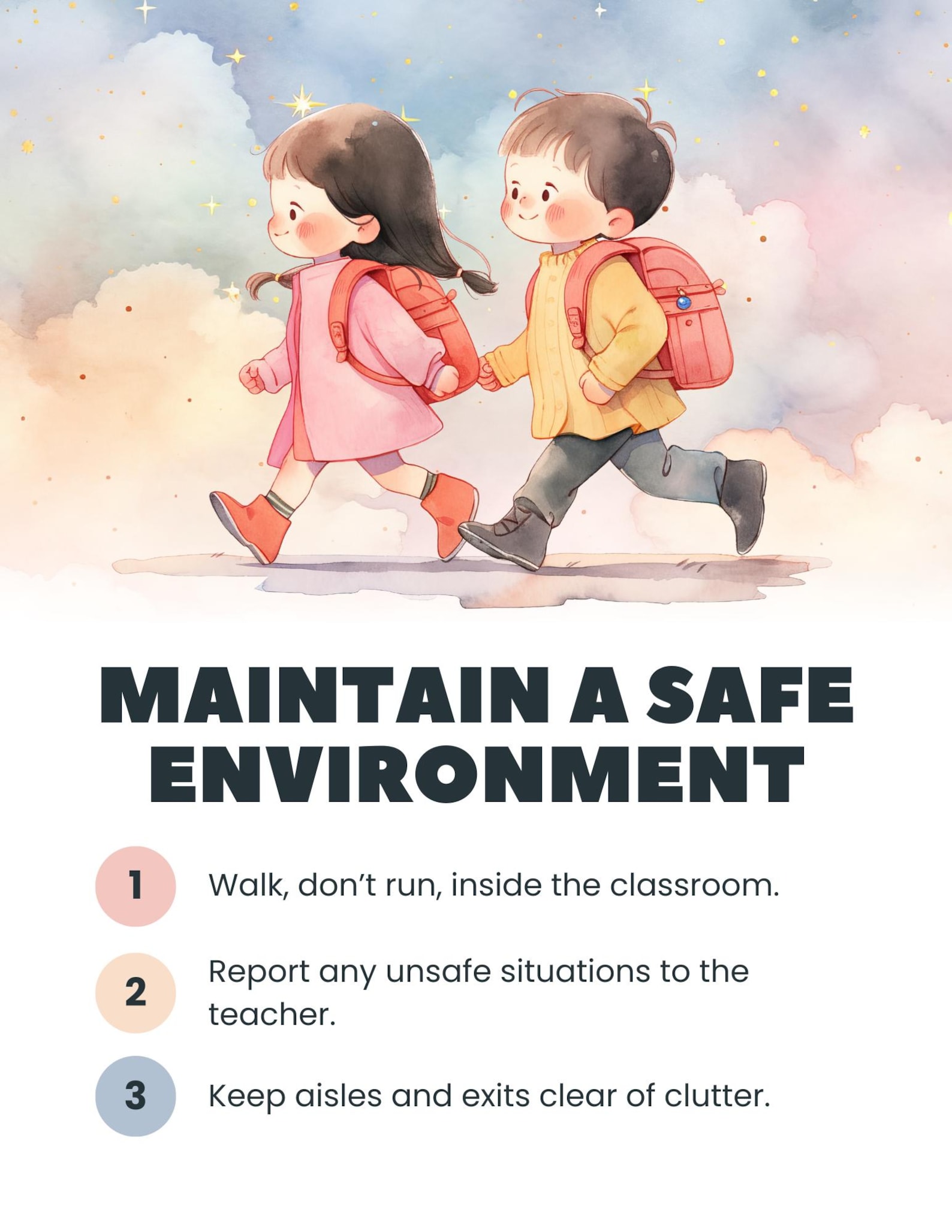 Editable Classroom Behavior Poster Set Printable 10-poster Bundle ...