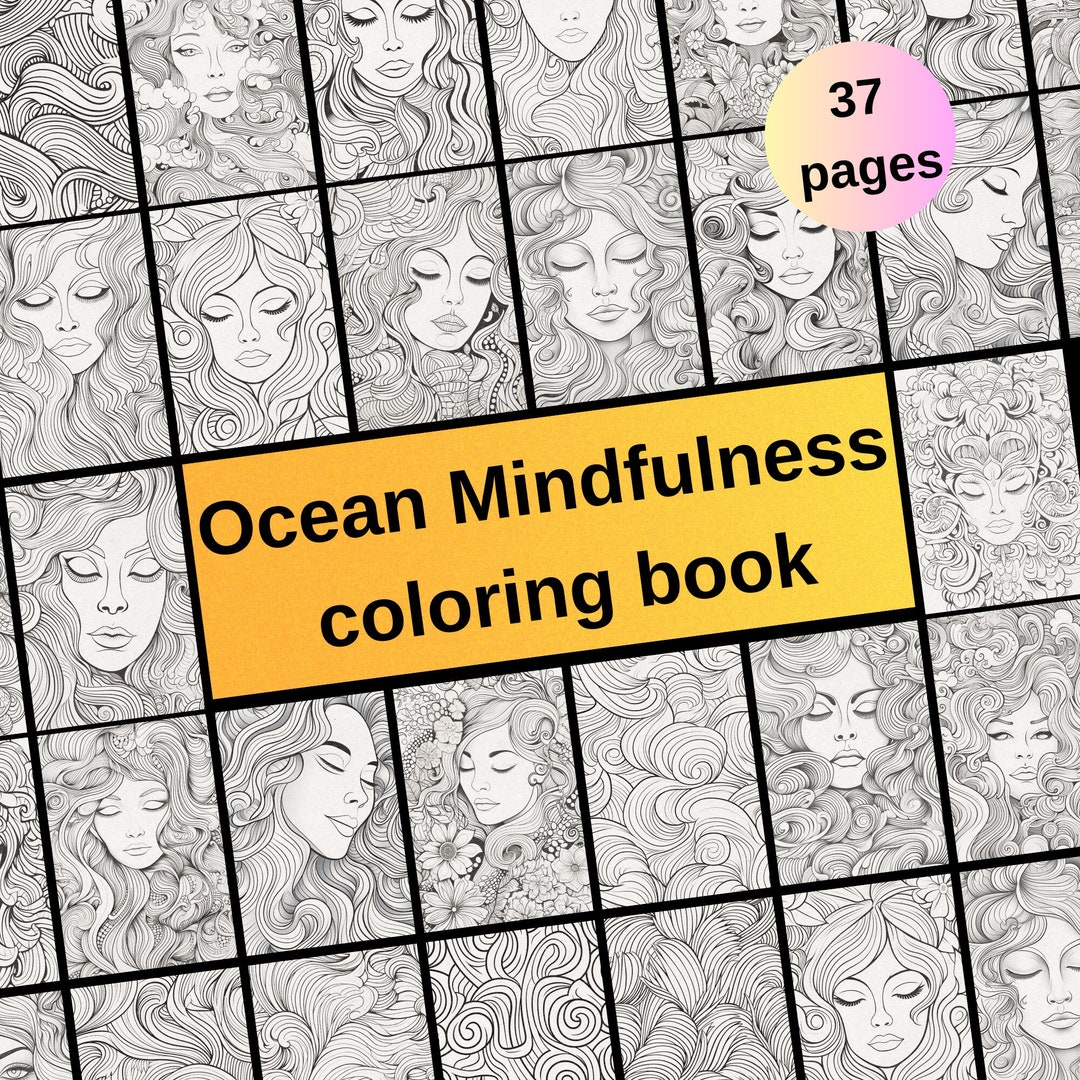 Find Your Inner Peace With Our Ocean Mindfulness Coloring Book 37 ...