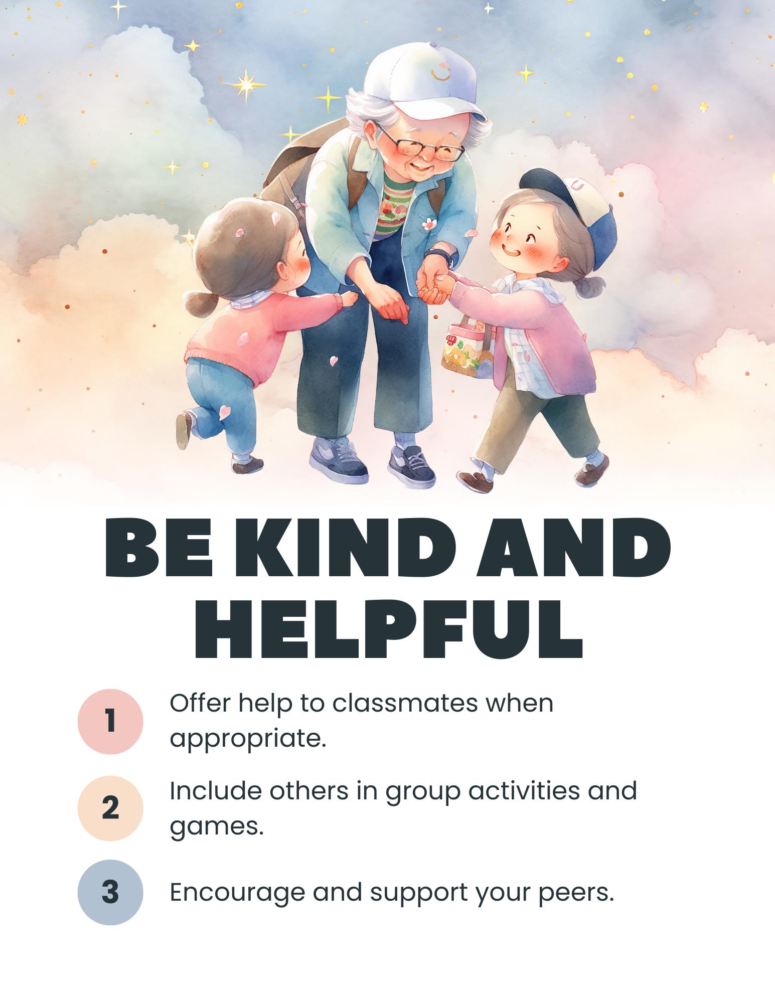 Editable Classroom Behavior Poster Set Printable 10-poster Bundle ...