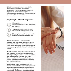 Time Management Planner,undated Daily Planner,printable Pdf Files,goal Planning Worksheet ...