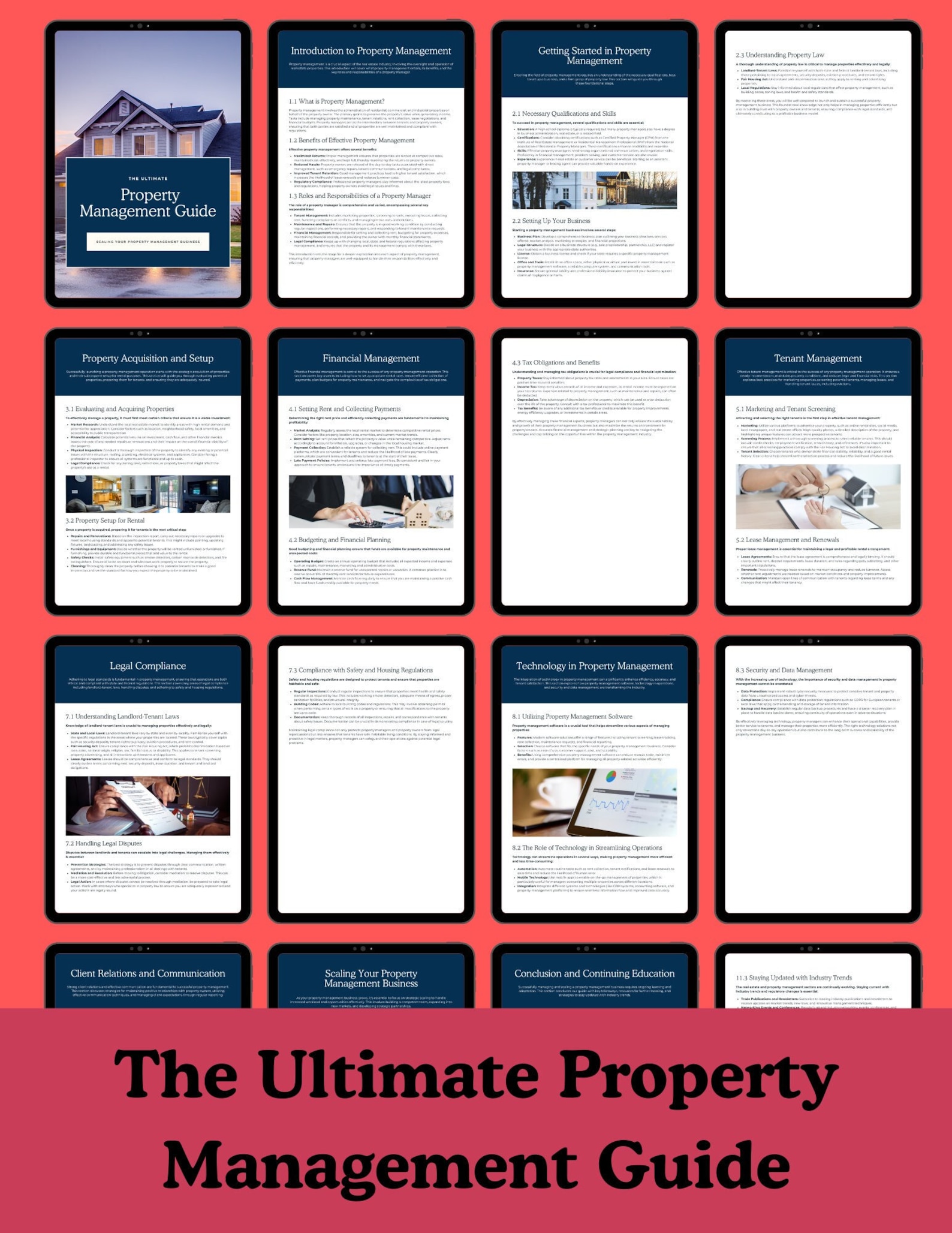 Ultimate Property Management Guide, 22-page Essential Resource for Landlords, Perfect Real ...