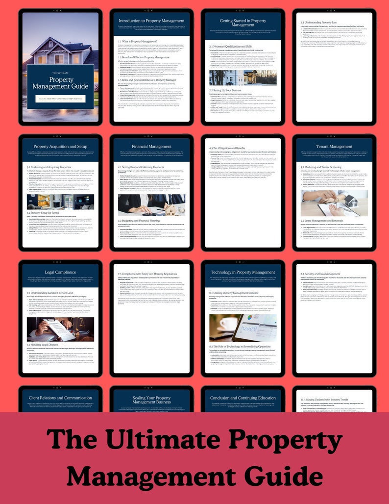 Ultimate Property Management Guide, 22-page Essential Resource for ...