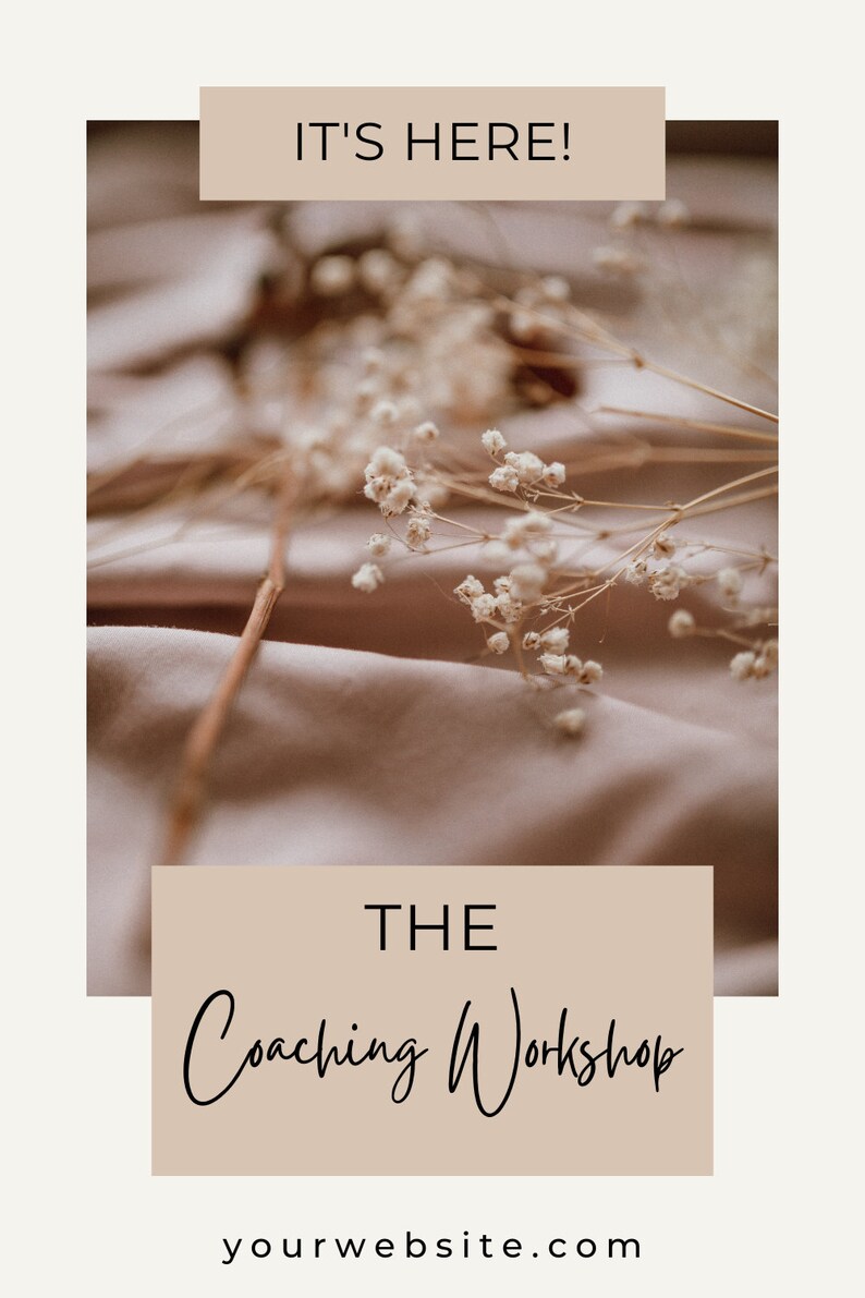 40 Life Coach Pinterest Pin Templates Editable Canva Templates for Life ...