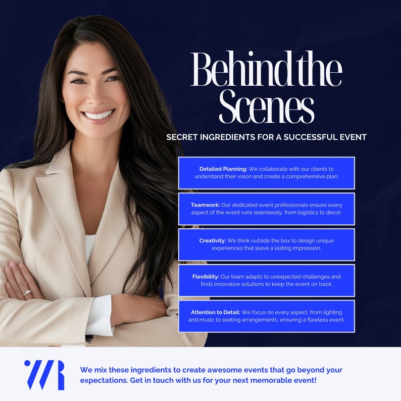 Event Planner Social Media Content Pdfs, 30 Engaging Graphics ...