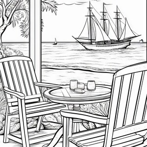 Scenes Coloring Book PDF Digital File, 40 Printable Scenes, Detailed ...