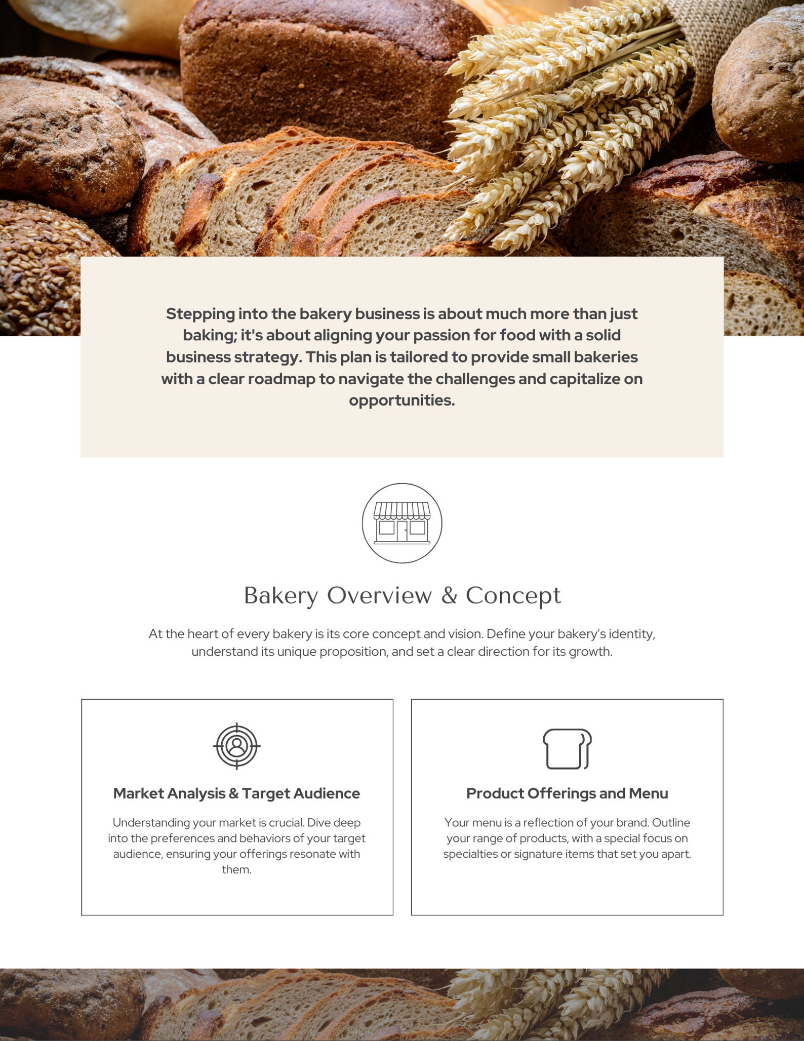 Get Your Small Bakery Business Plan Today 28-page Printable PDF for ...