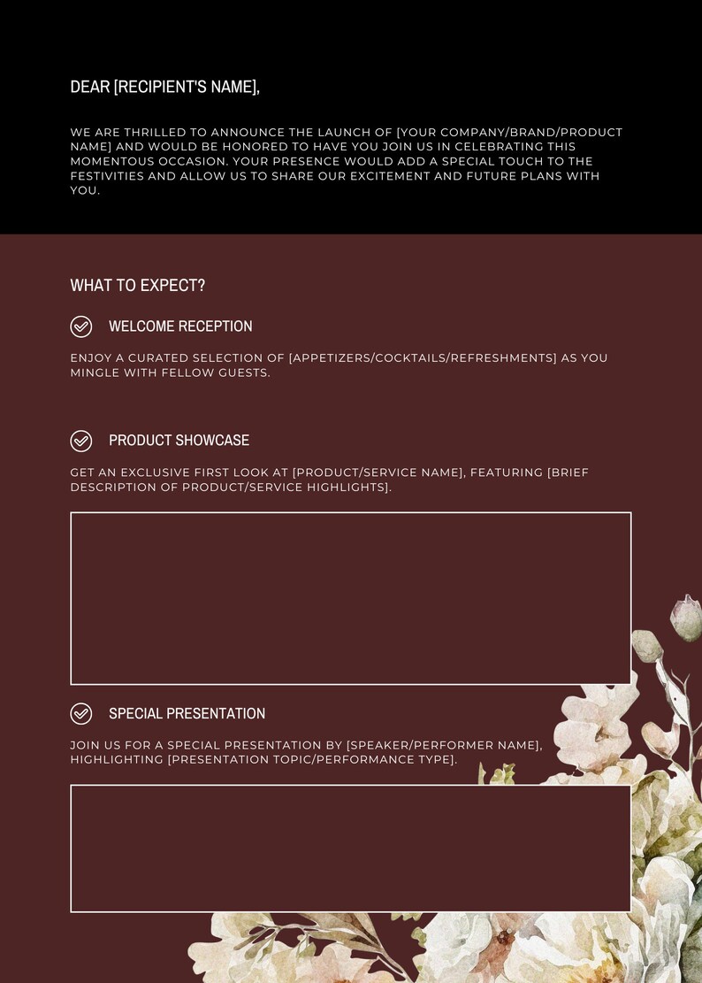 Launch Party Invite Template.customizable Canva Design,digital and ...