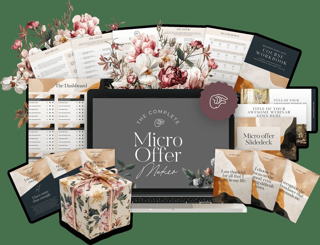 Transform Your Offers With the Complete Micro Offer Maker Bundle PDF Files to Jumpstart Your ...