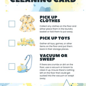 Fun and Easy Editable Kids Room Cleaning Checklist PDF Keep Those Toys ...
